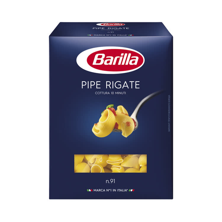 Макароны Барилла Pipe Regate 450 гр (упаковка 12 шт) оптом купить в ...
