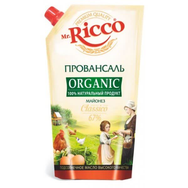Майонез Mr.Ricco Провансаль 375 гр (упаковка 12 шт) оптом купить в ...